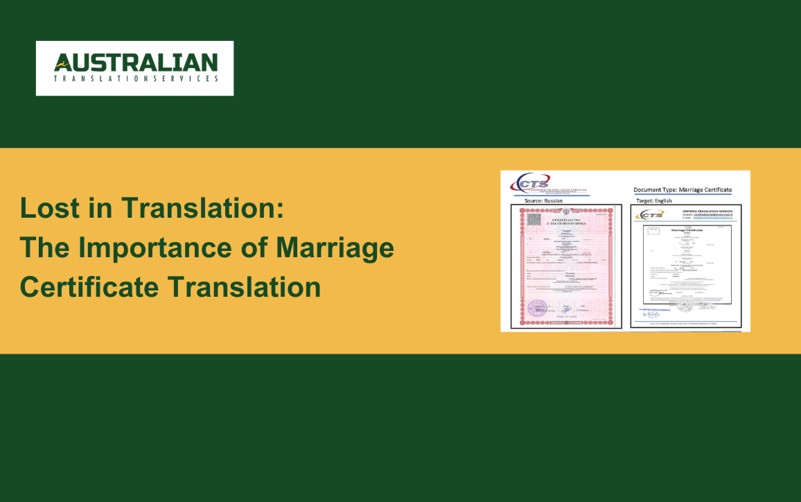 Unlocking Significance Importance Of Marriage Certificate Translation