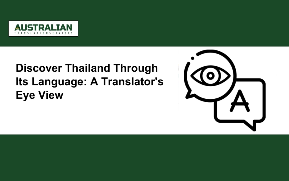 Translating Thailand: A Cultural Journey Through Language