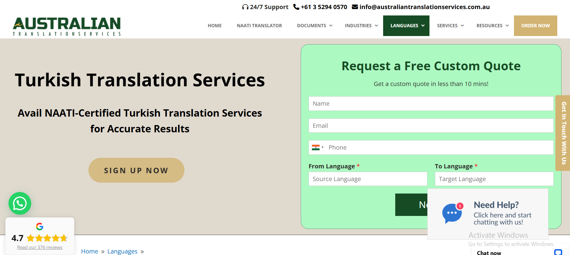 Turkish Translation Services and Expert Interpreters
