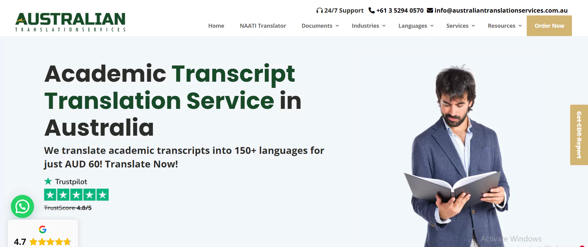 Certified Academic Transcript Translations Services