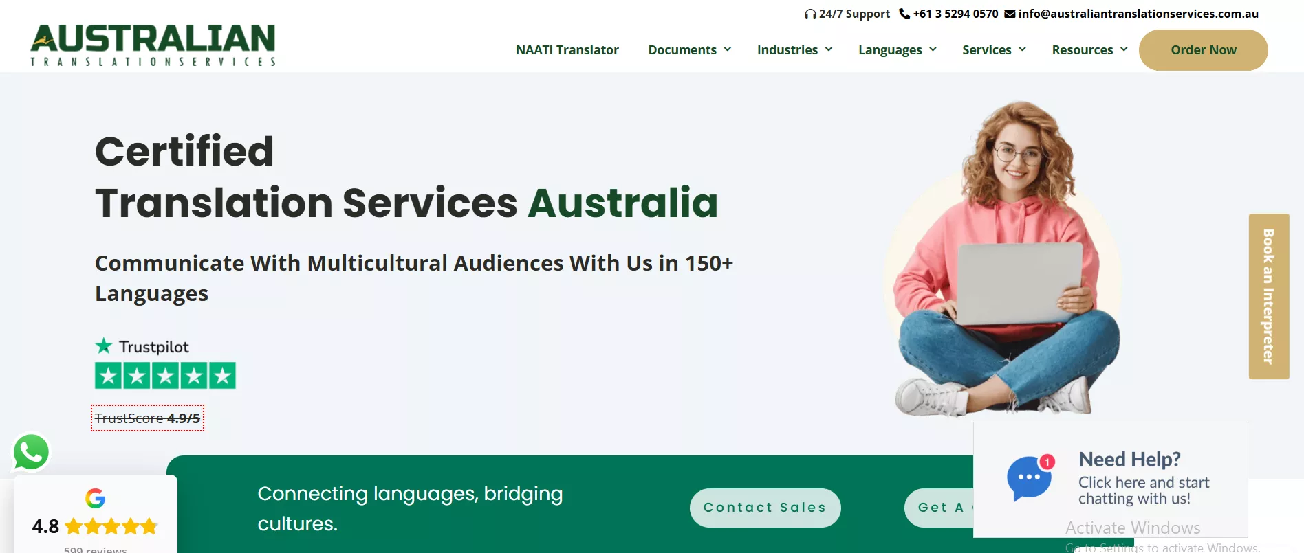 Translation Services Australia | Price Starts At AUD 60